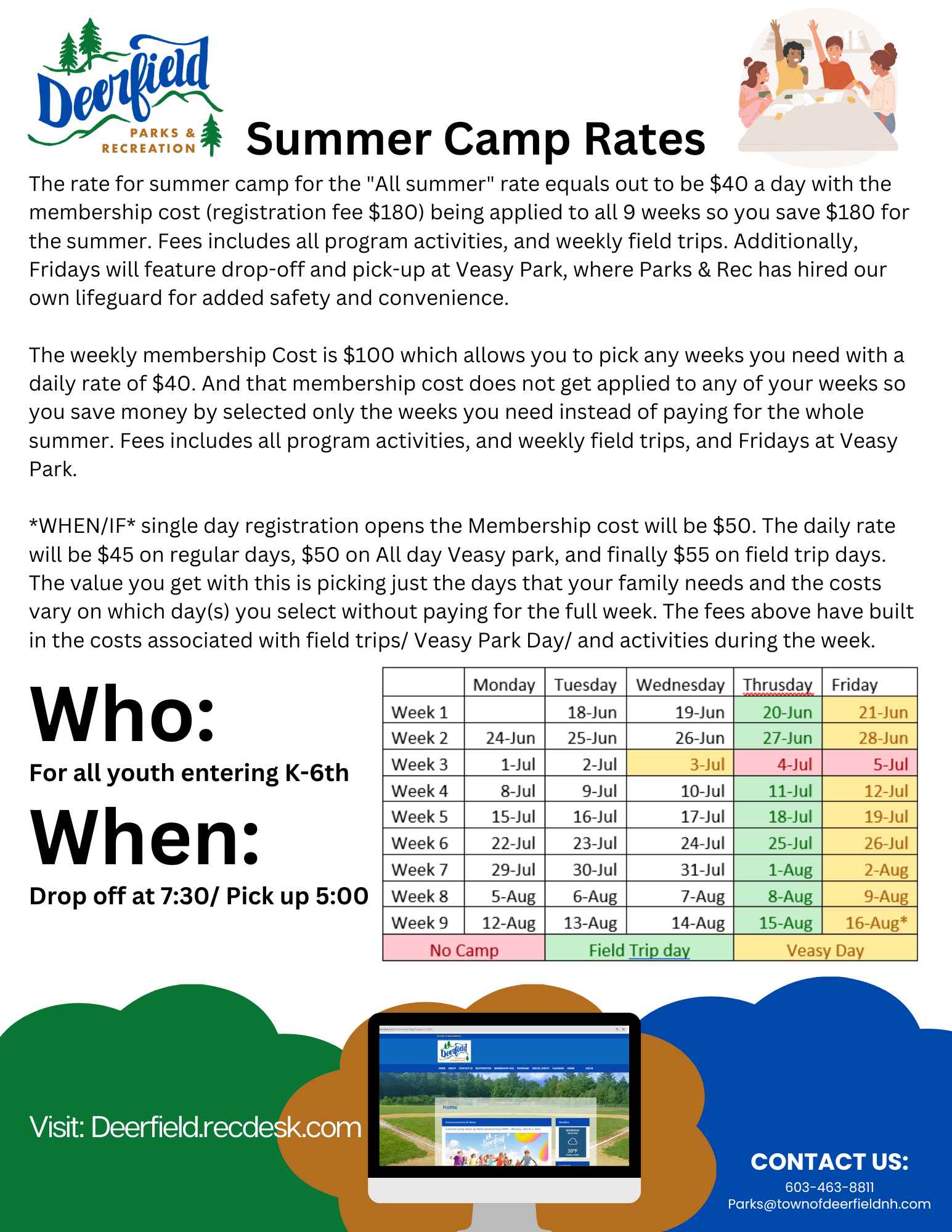 Deerfield Parks & Recreation - Summer Camp